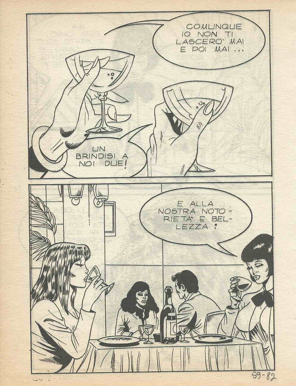 Zero In Condotta!: I MITICI FUMETTI: CORNA VISSUTE in... LA MOGLIE LESBICA - LA DEVOTA