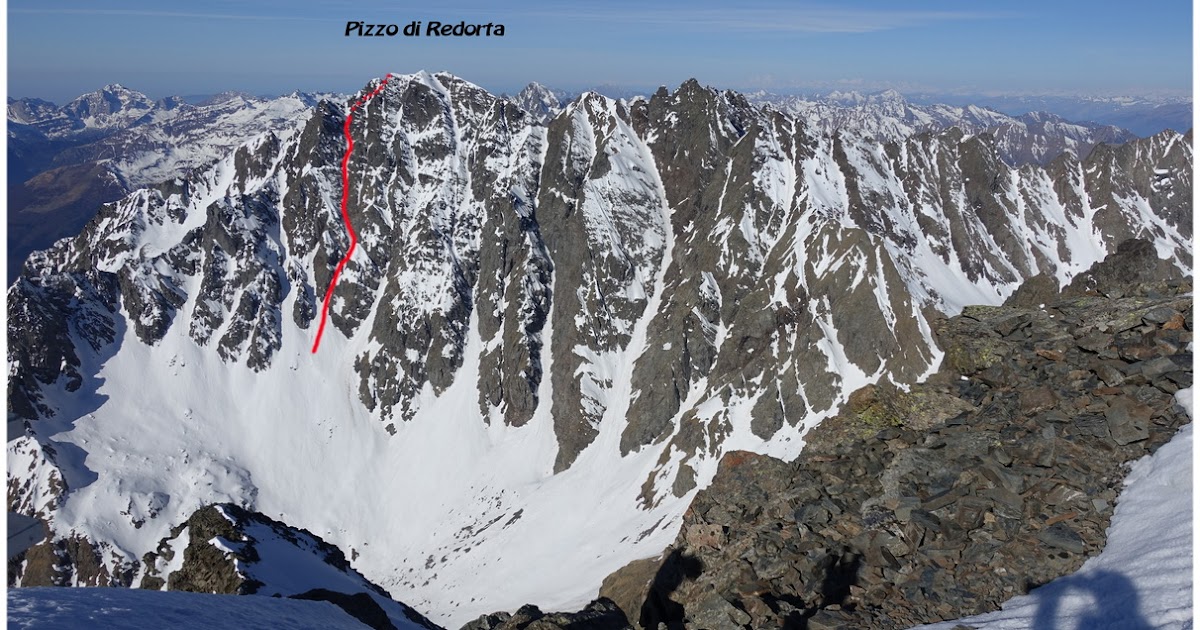 maurizio agazzi portfolio: Pizzo di Redorta – Canale Est + Canalone Ovest