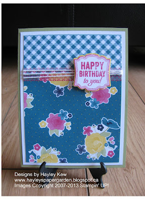 Hayley's Paper Garden: Seize the Birthday ~ Birthday Card Buffet Design #1