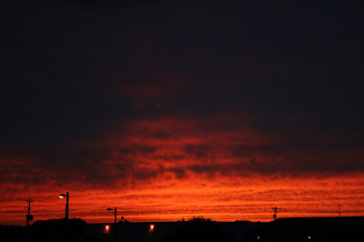Blood red sunset over Indiana on June 17, 2013 [Stellar Neophyte ...