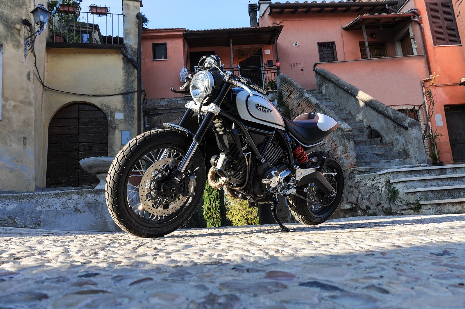 SBK Motoworks: Accessories for Ducati Scrambler by Bonamici Racing