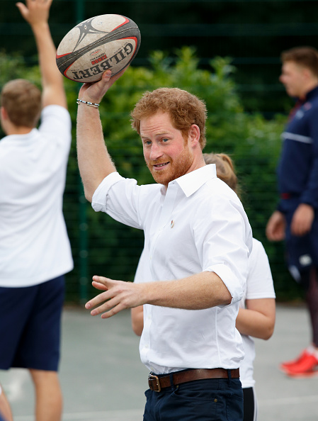 Royal Family Around the World: Prince Harry Visits RFU Community Rugby ...