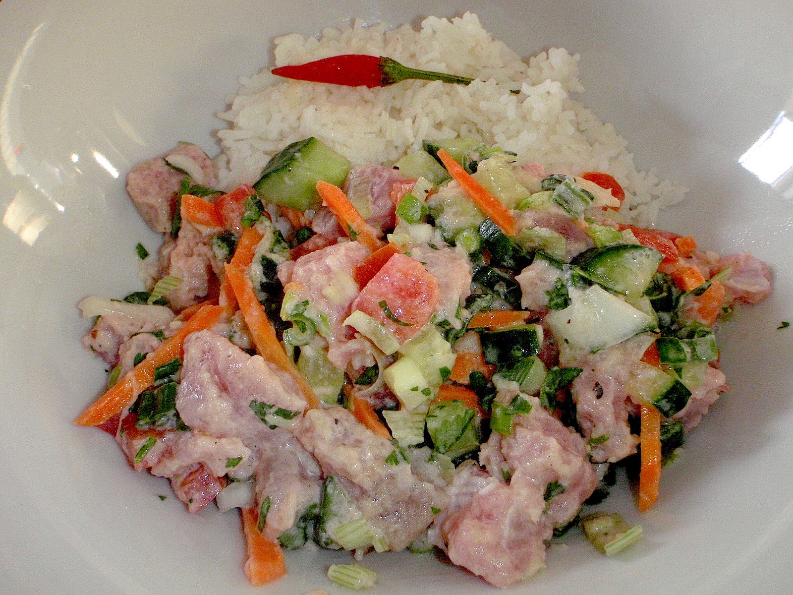 Friends & Foodies Forever: Tahitian Raw Fish - 'Ota 'Ika