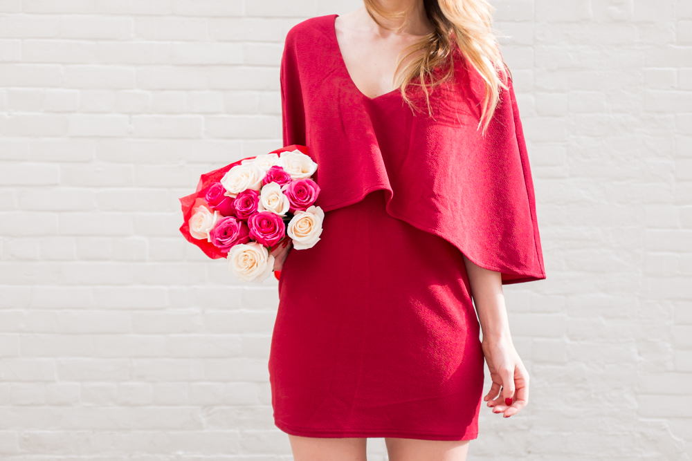 OOTD - Burgundy Cape Dress | La Petite Noob | A Toronto-Based Fashion ...