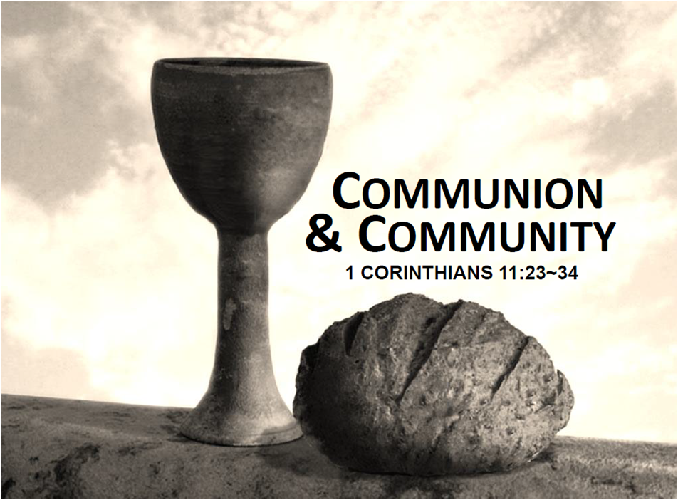 HOPE EFC JOURNAL: COMMUNION & COMMUNITY