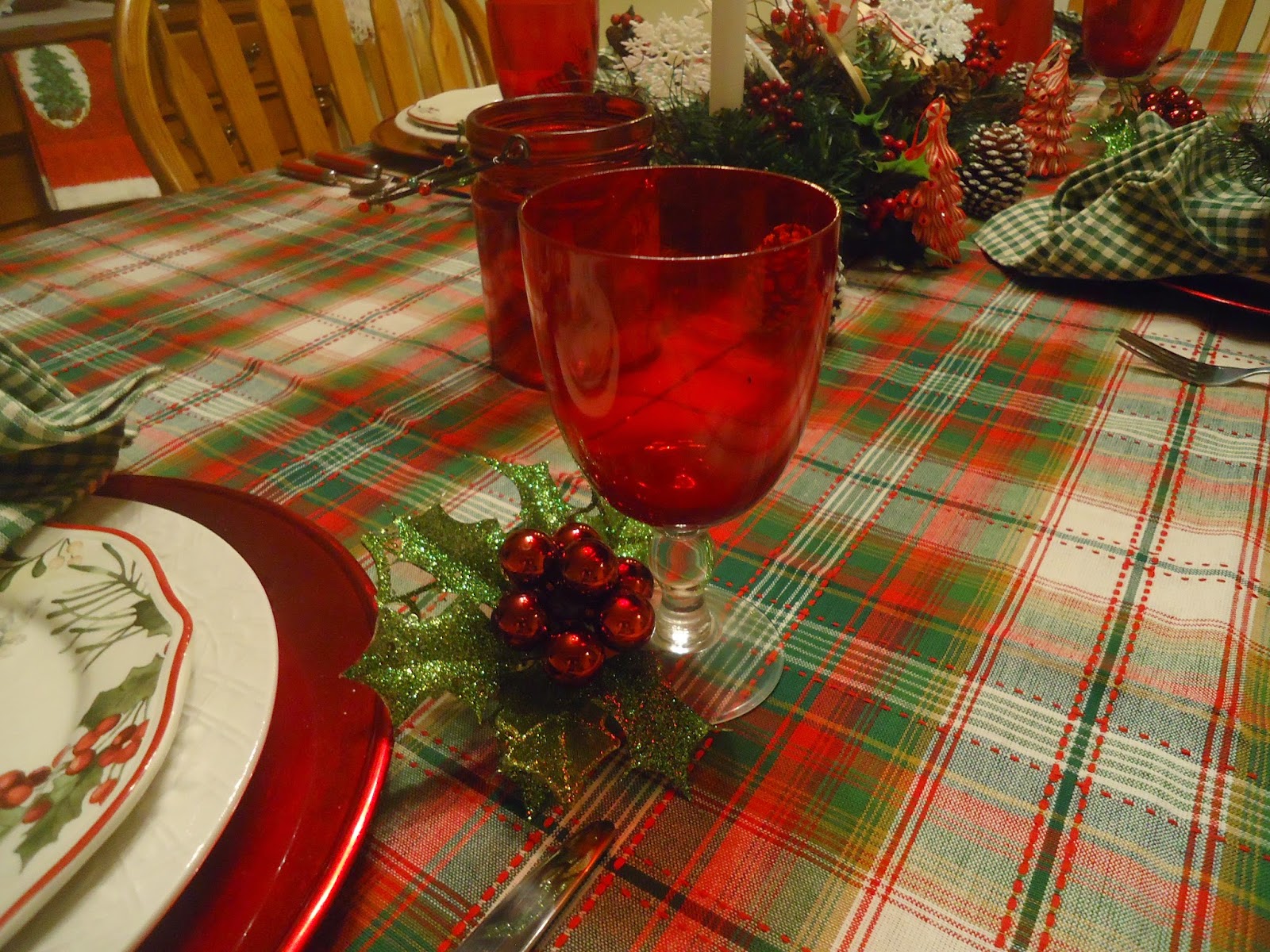 The Sunny Side of the Sun Porch: Christmas Dining Room