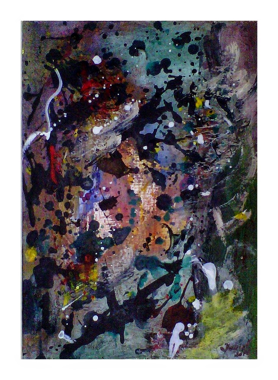 MIS CUADROS (Pintura abstracta): HOMENAJE A JACKSON POLLOCK