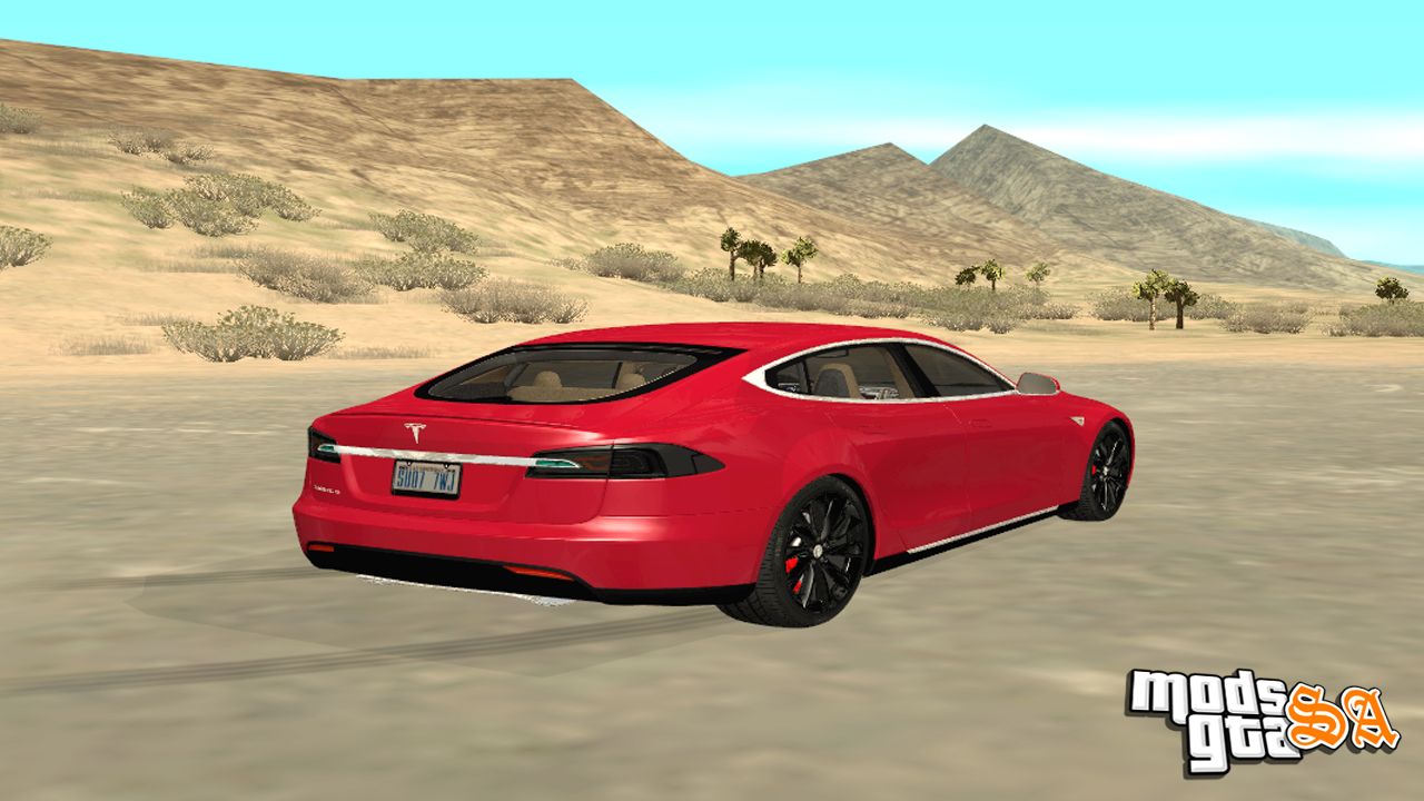 Mods GTA San Andreas: Tesla Model S 2014