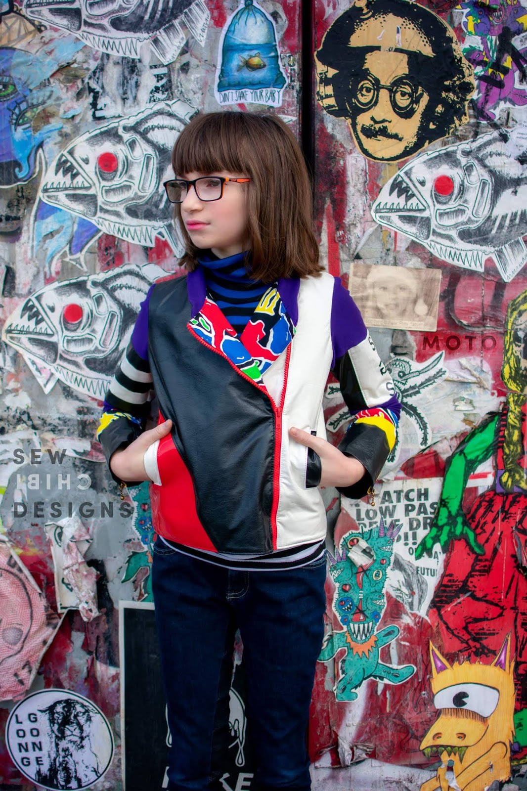 Project Run and Play: Moto Jacket with Sew Chibi Designs