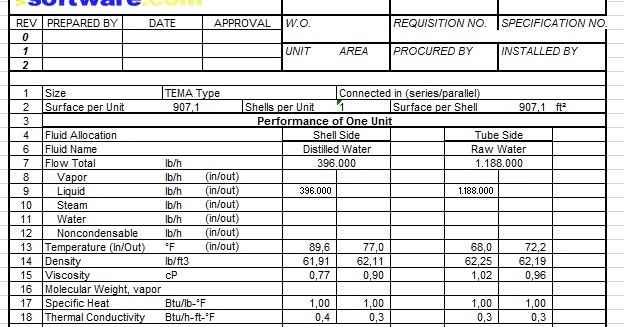 Preliminary Heat Exchanger Design Preliminary Heat Exchanger Design
