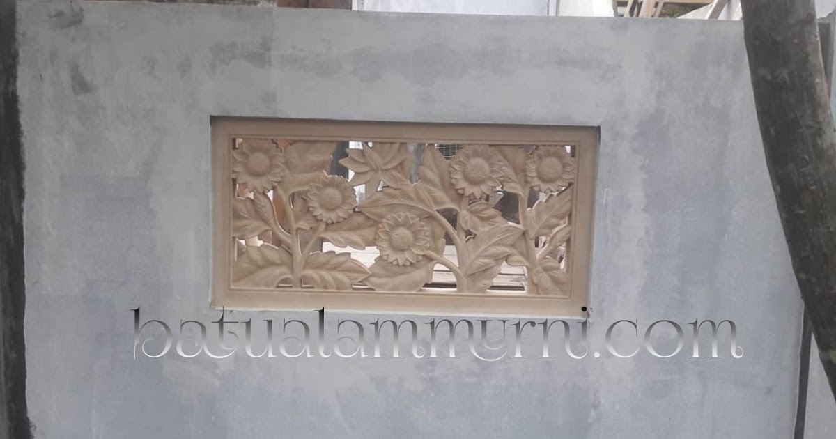 Loster Pagar motif bunga Matahari