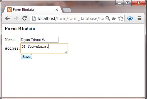 The World of PHP : Input Data in Database with Form Part 2