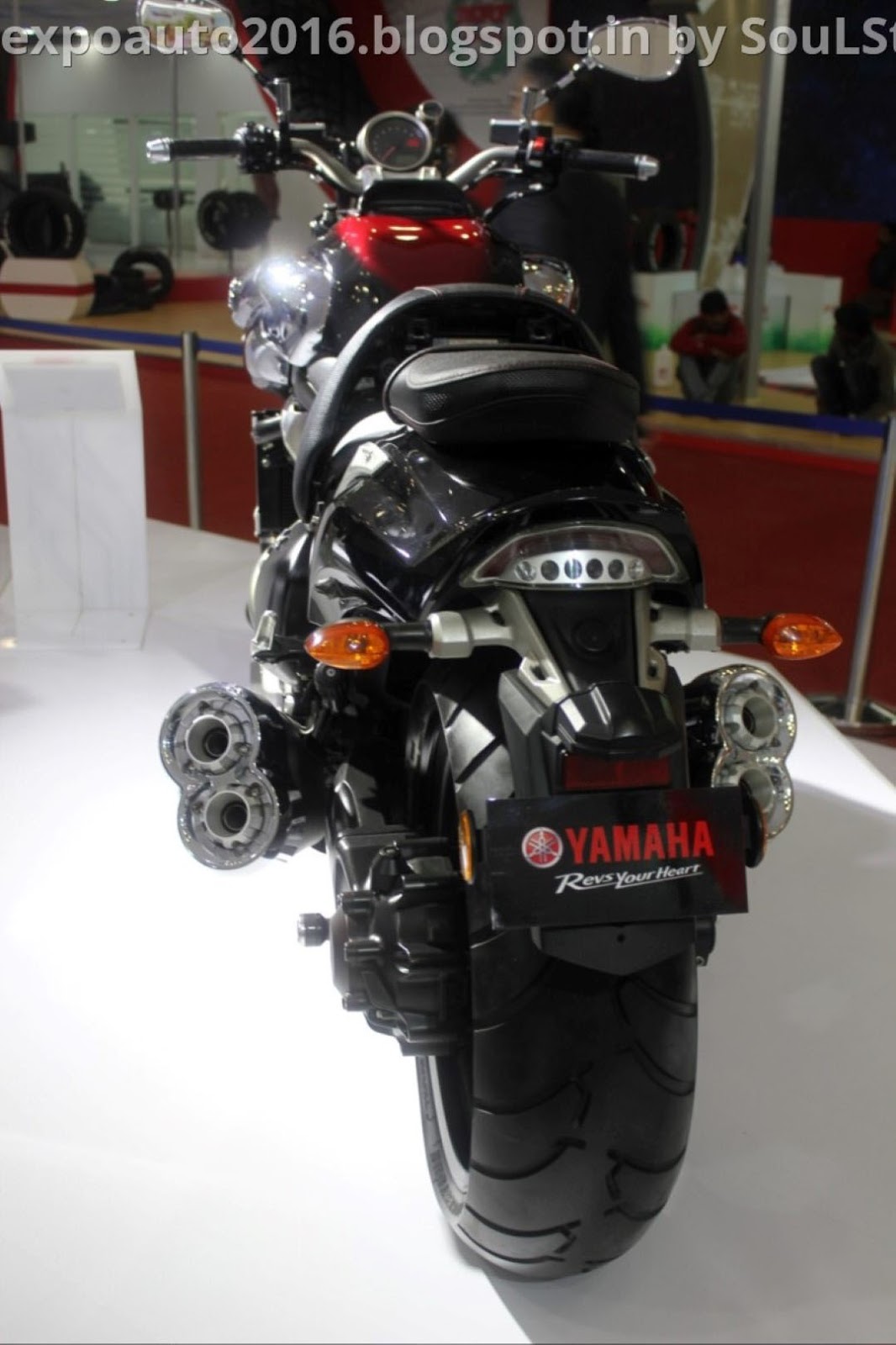 Auto Expo 2016 by SouLSteer: V4 engine powered Yamaha VMAX power ...