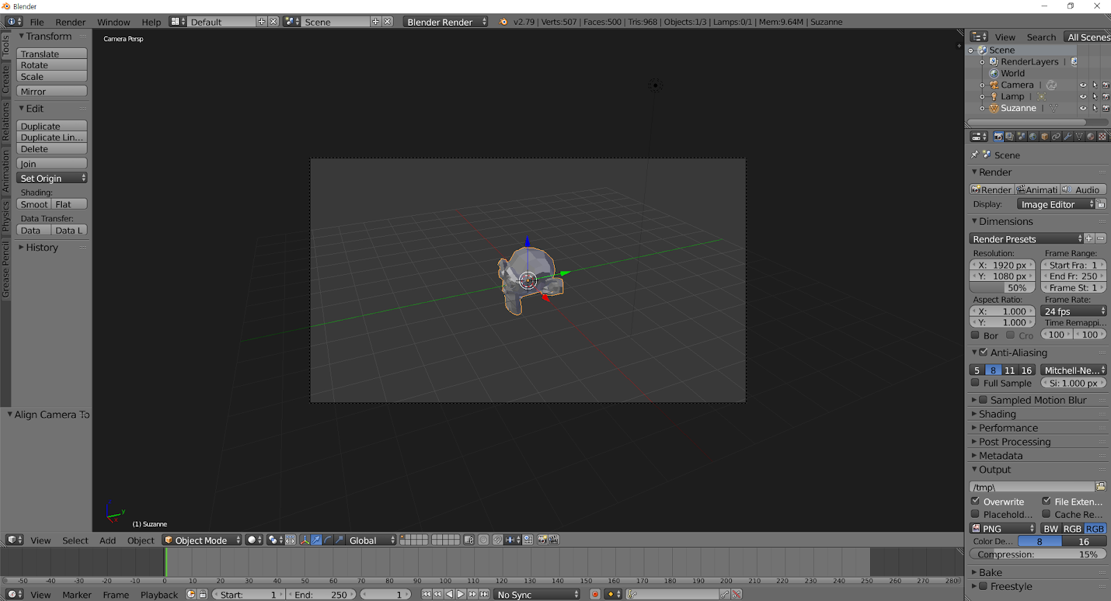[Blender] 3D viewport 사용법 ~ 메이드올