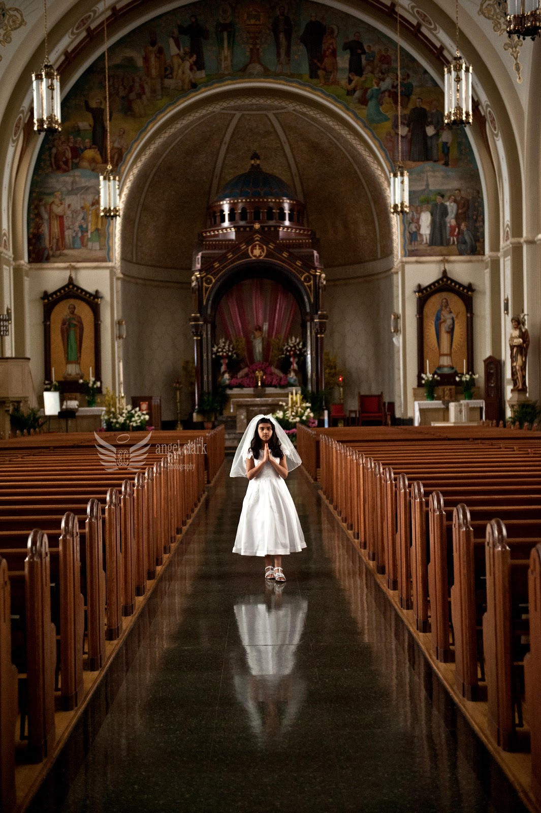 Angel Clark Photography: E's 1st Communion Session - Chicago Area ...