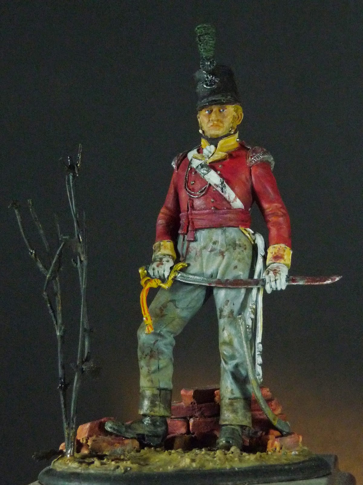 KPG Models: Revisando a un oficial inglés en Waterloo (1815)