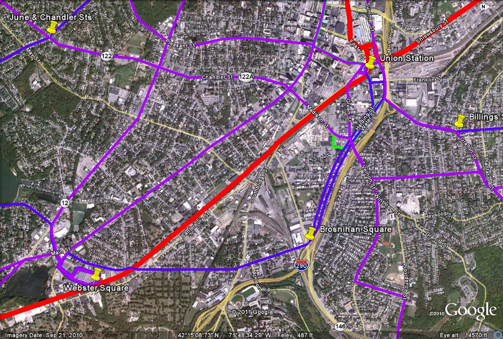The Image of Worcester: Reimagining Public Transit in Worcester - Route ...