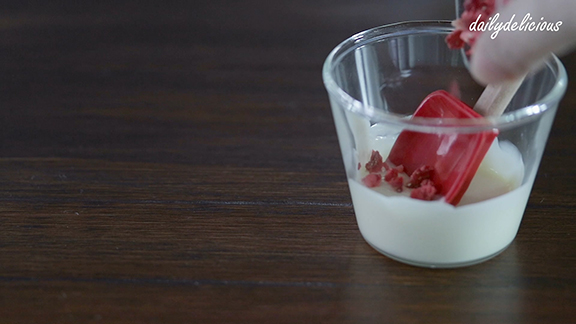 dailydelicious: Chocolate, strawberry, tomato and thyme Entremets