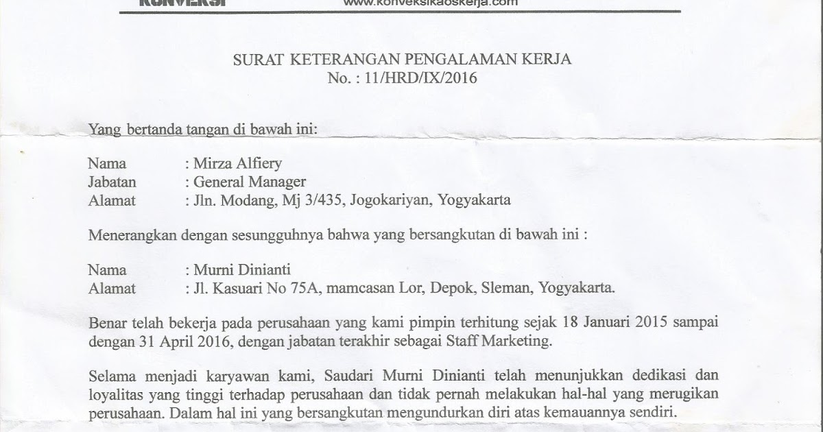 Jenis Jenis Surat Resmi Beserta Contohnya - Kumpulan Surat Penting