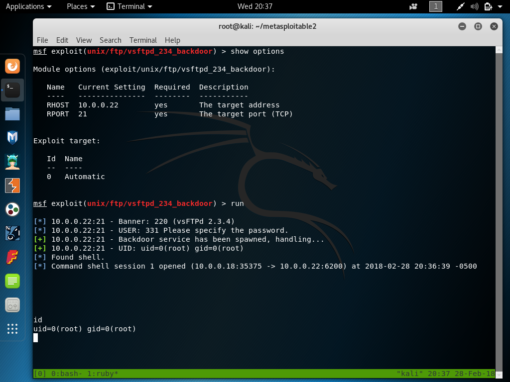 Metasploitable 2 - My Walkthrough - Blue Star