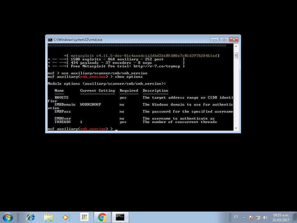 Mi Opinion Como Estudiante y Experto.: Ataque DOS + Metasploit