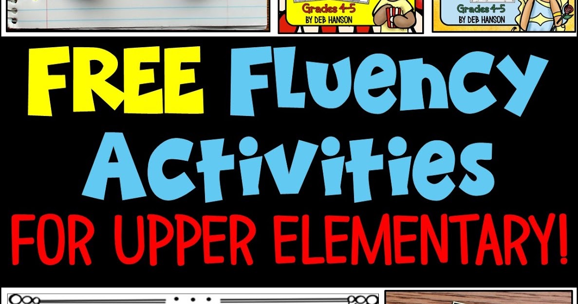 Focusing on Fluency in the Upper Elementary Classroom | Upper ...