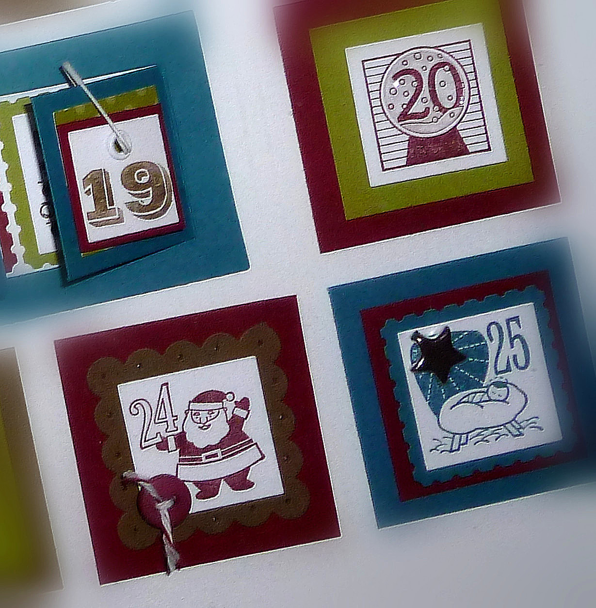 Me, My Stamps and I: Advent Shadow Box