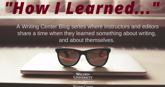 "How I Learned To......." Blog Series Begins Monday