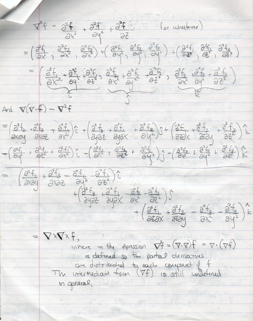 Popper's Dreamland: Vectors: Grad, Div and Curl