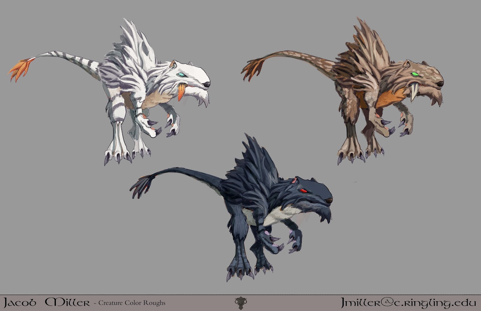 J-Mills Illustration: Creature Design - Visual Development