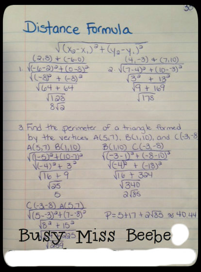 Busy Miss Beebe: Geometry Interactive Notebook - The Third Unit