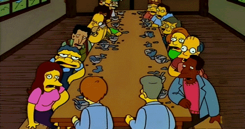 Simpson gif: Na, na na na lider! Homer Simpson