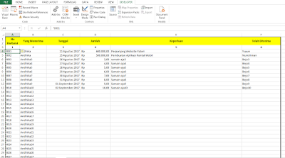 Cara Membuat Kwitansi Dengan Menggunakan Microsoft Excel - Warung Internet