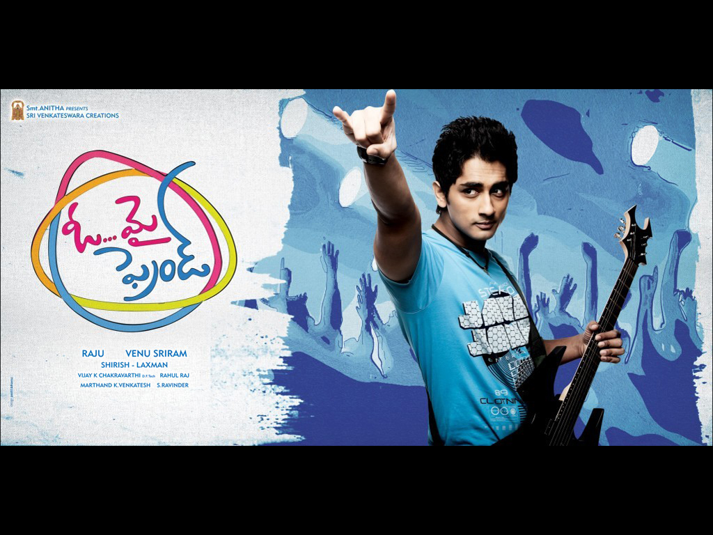 O My Friend Movie First Look Wallpapers - Siddharth And Shruthi Hassan ...