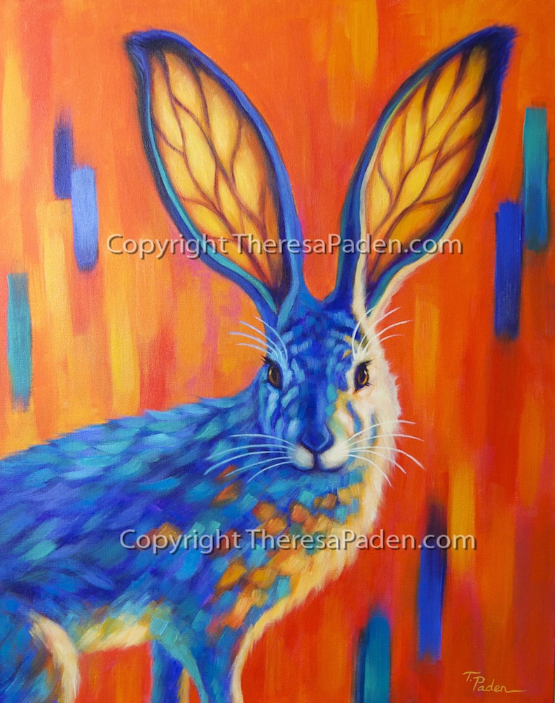 Daily Painters of California: Jack Rabbit in Southwest Colors by ...