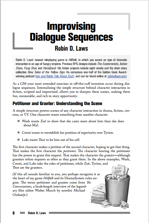 I got a sneak peak at Unframed The Art of Improvisation for Game ...