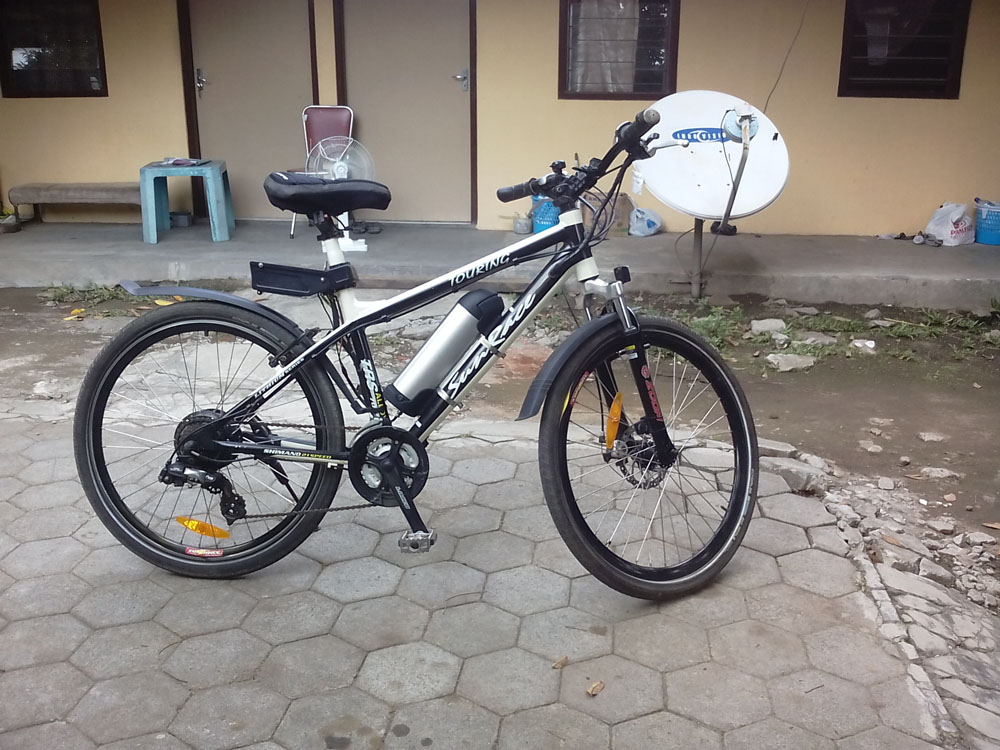 GALERI SEPEDA LISTRIK HASIL RAKITAN 2018 EBIKE KITS CONVERSI 48V 350W ...