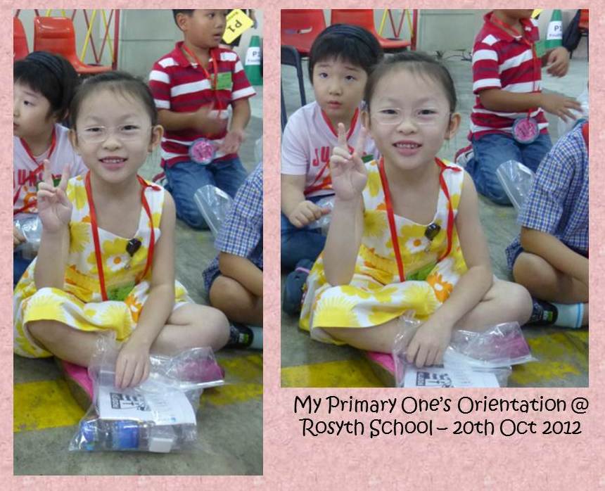 Juz Us: My Primary One Orientation @ Rosyth School
