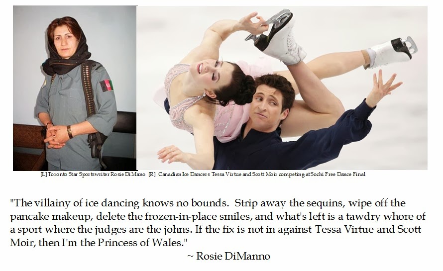 DC-Jockularity: Rosie DiManno on the Villainy of Ice Dancing