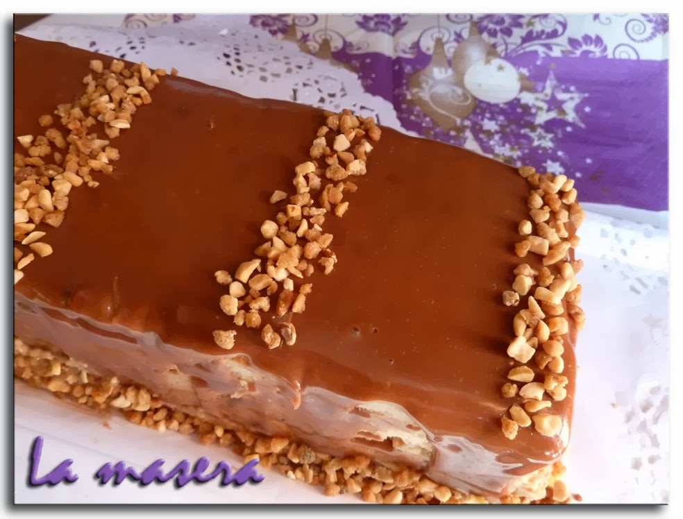 La masera: Pastel de turrón y chocolate