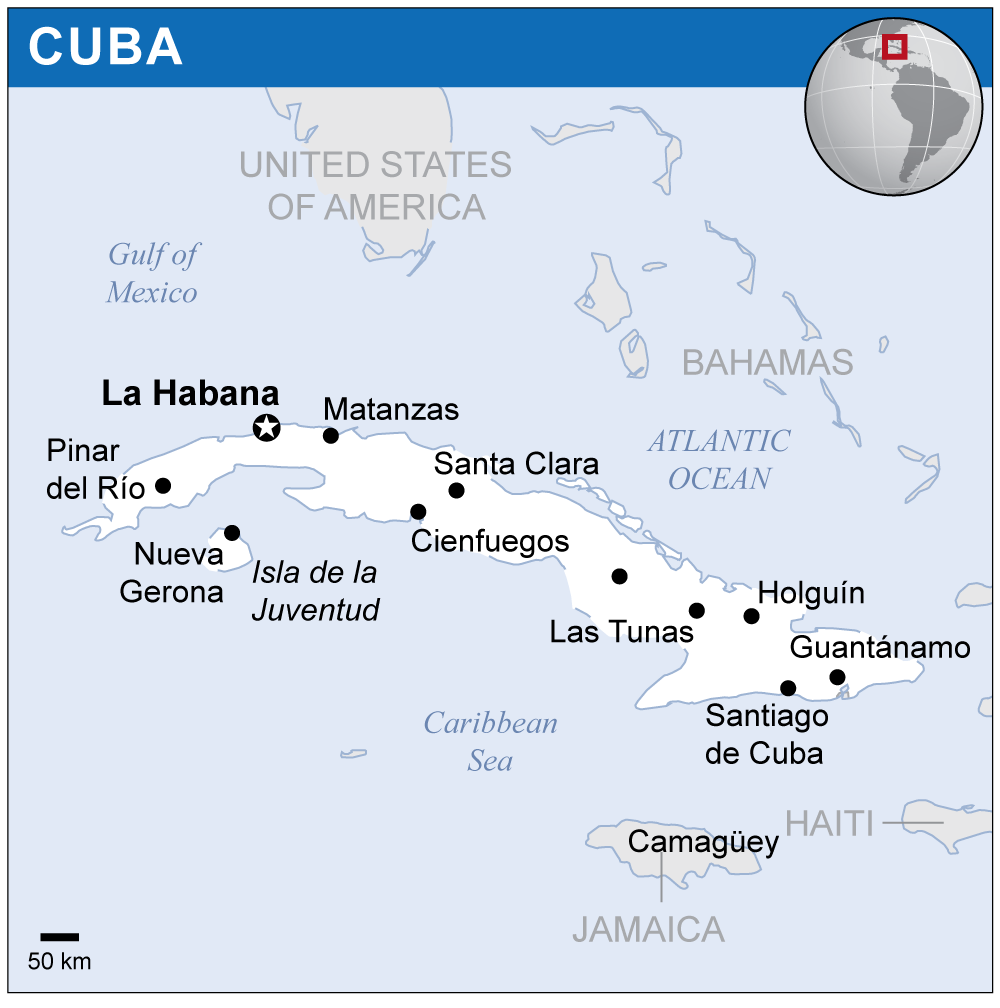Geography Blog: Map of Cuba