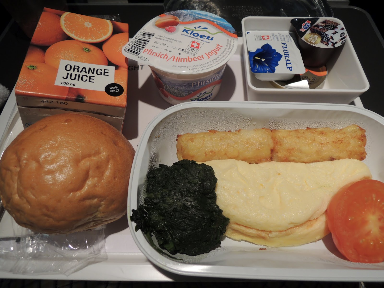 Slightly jet-lag: スイスインターナショナルエアラインズ LX160 エコノミークラス 機内食