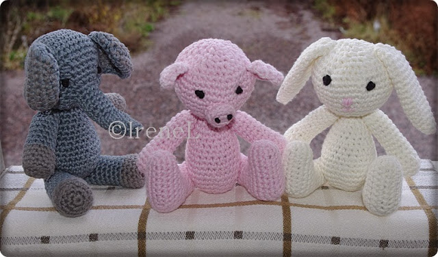 Blomster: Virkad luftballong med djur....