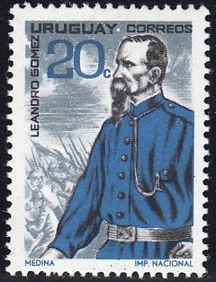 Uruguay en sus sellos postales: Homenaje al Gral. Leandro Gómez - 200 ...