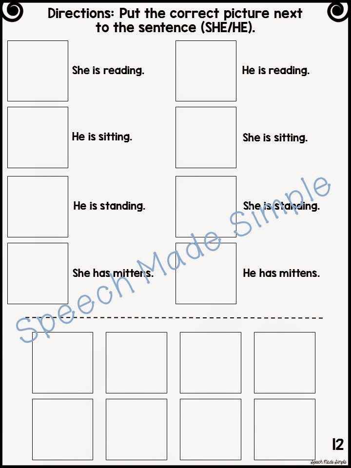 Speech Made Simple: Interactive Book of Pronouns!