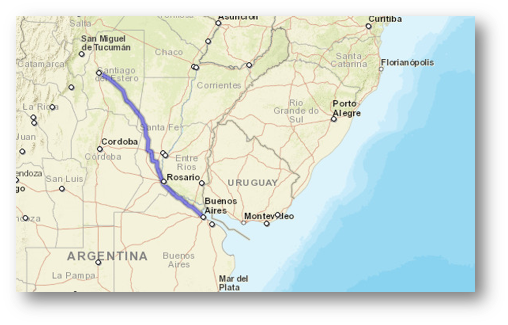 Conociendo BA: Ruta de Santiago del Estero a Buenos Aires