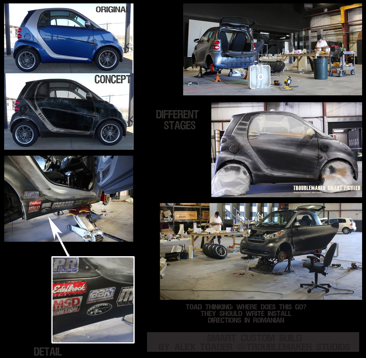 alex toader art: Super Smart Company Car( one man build )