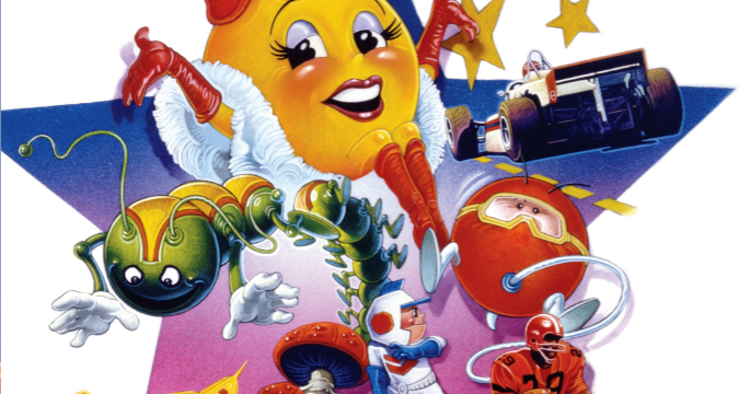 Ms Pac-Man and other Atari art collage