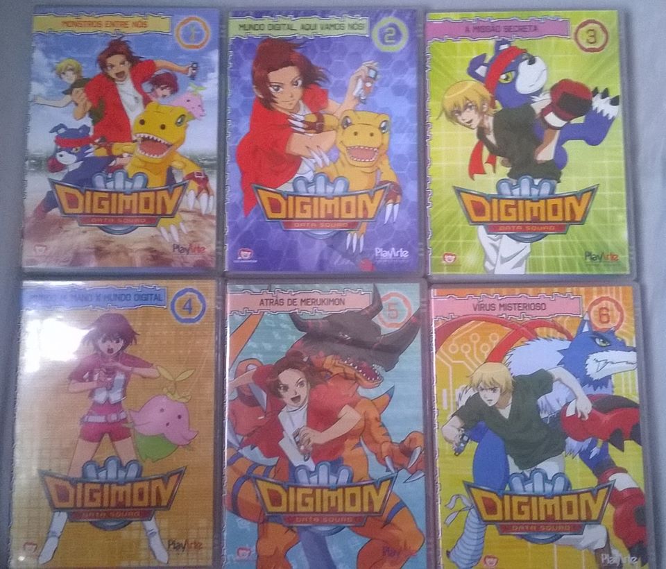 Digimon BR: Todos os DVDs de Digimon lançados no Brasil
