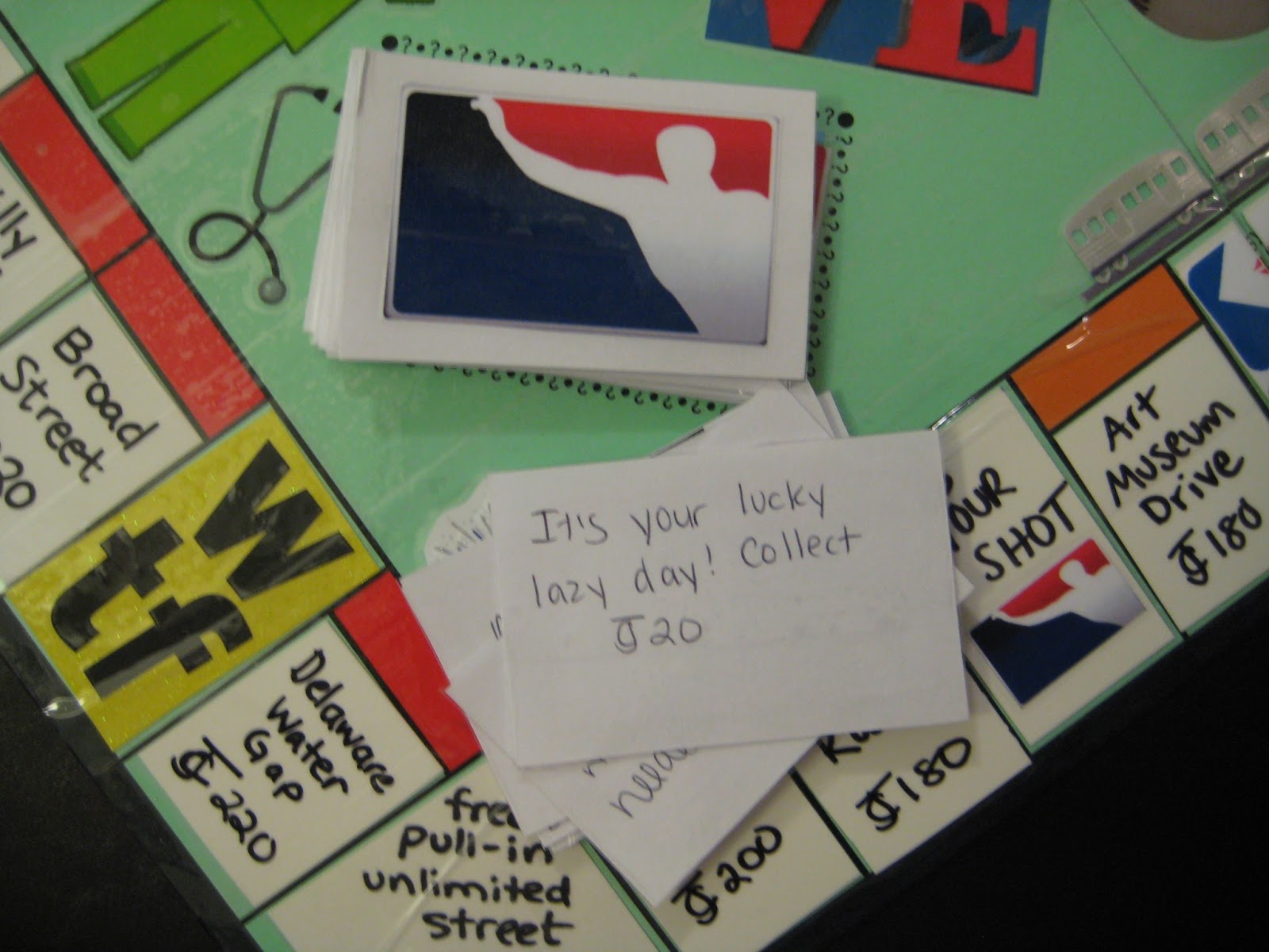 creativity productivity: DIY Monopoly Board